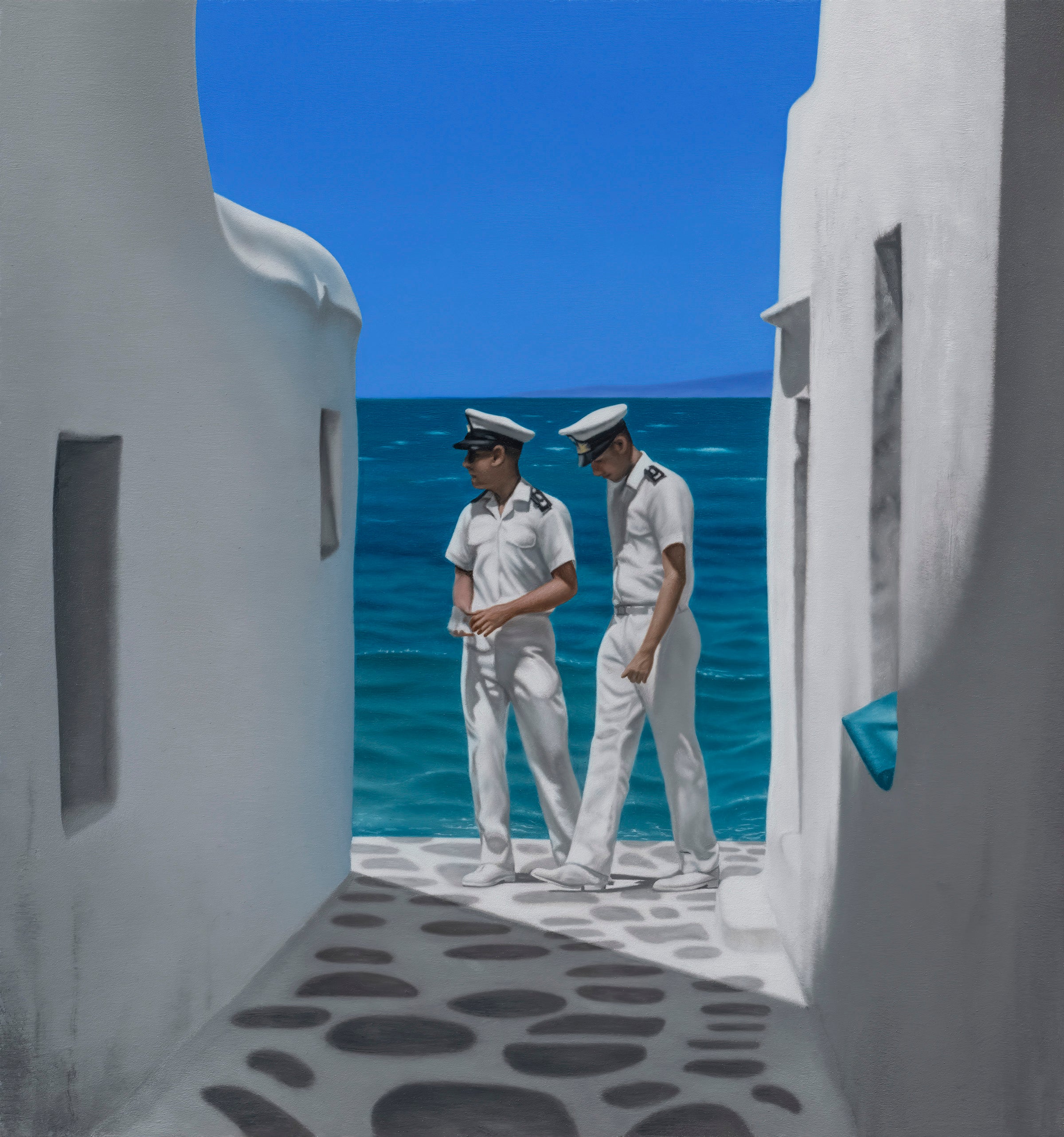 Two Officers, Mykonos by Ross Watson – Ross Watson Gallery
